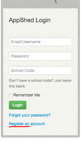 AppShed - Adding a Student/User in an EDU account.